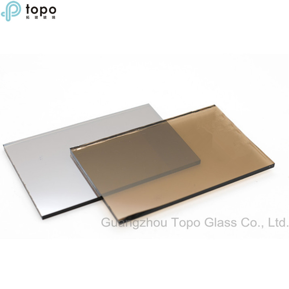 5mm 6mm Golden Bronze Reflective Float Glass in China