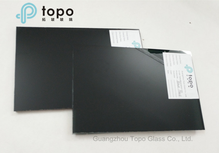 4mm, 5mm, 6mm, 8mm, 10mm Black Float Glass