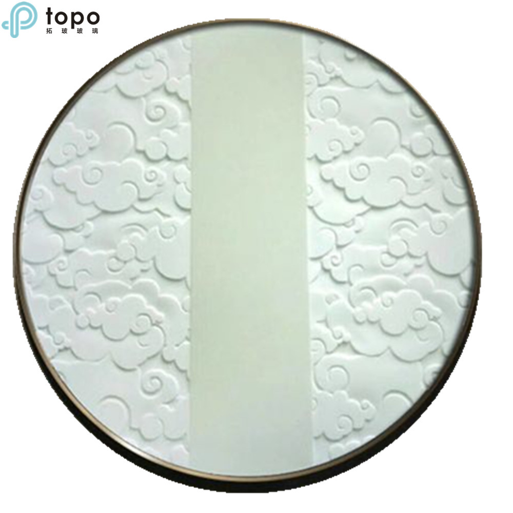 8mm 10mm 12mm Tempered White Jade Glass