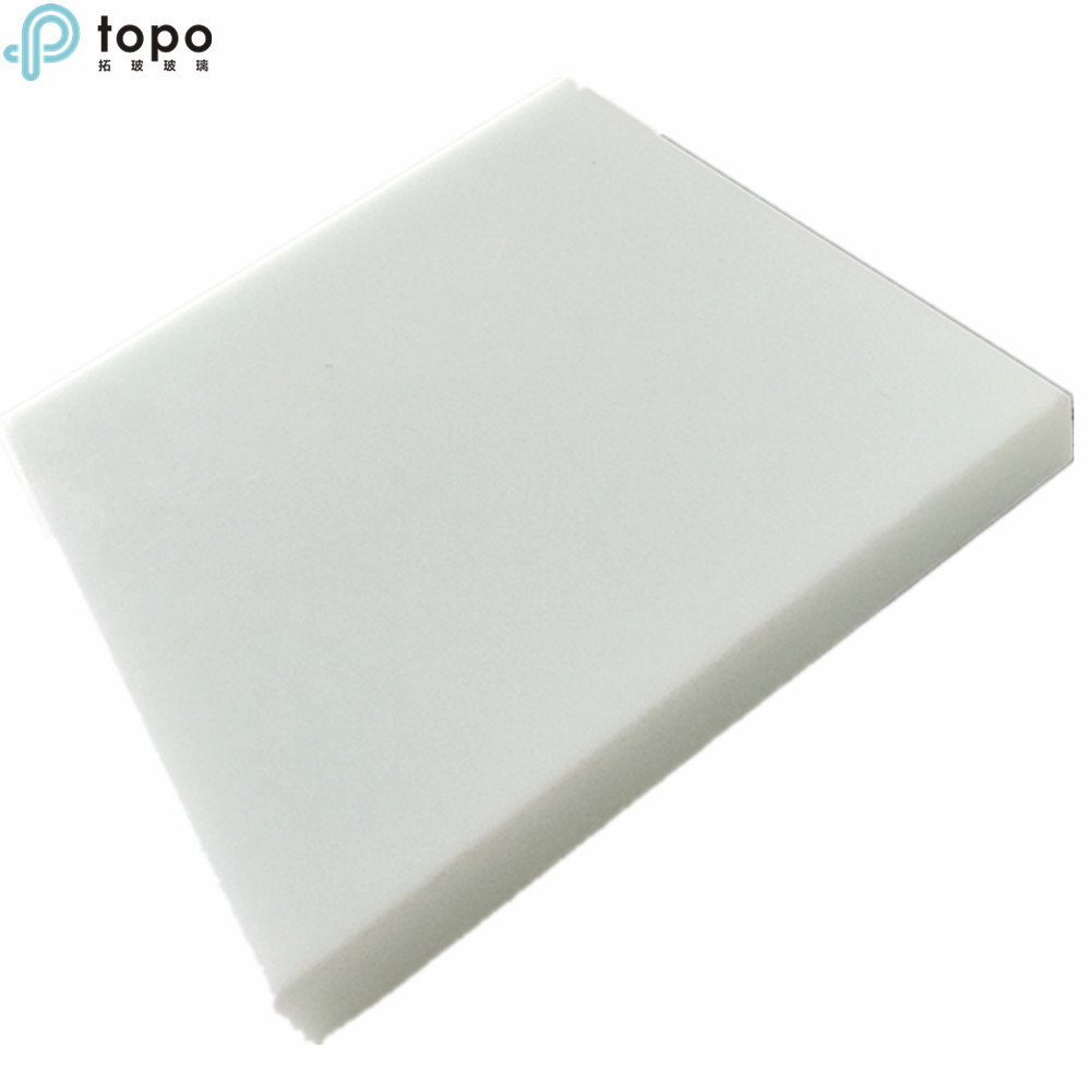 8mm 10mm 12mm Tempered White Jade Glass