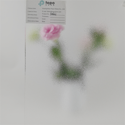 3mm 4mm 5mm Ultra Clear Low Iron Nashiji Pattern Glass